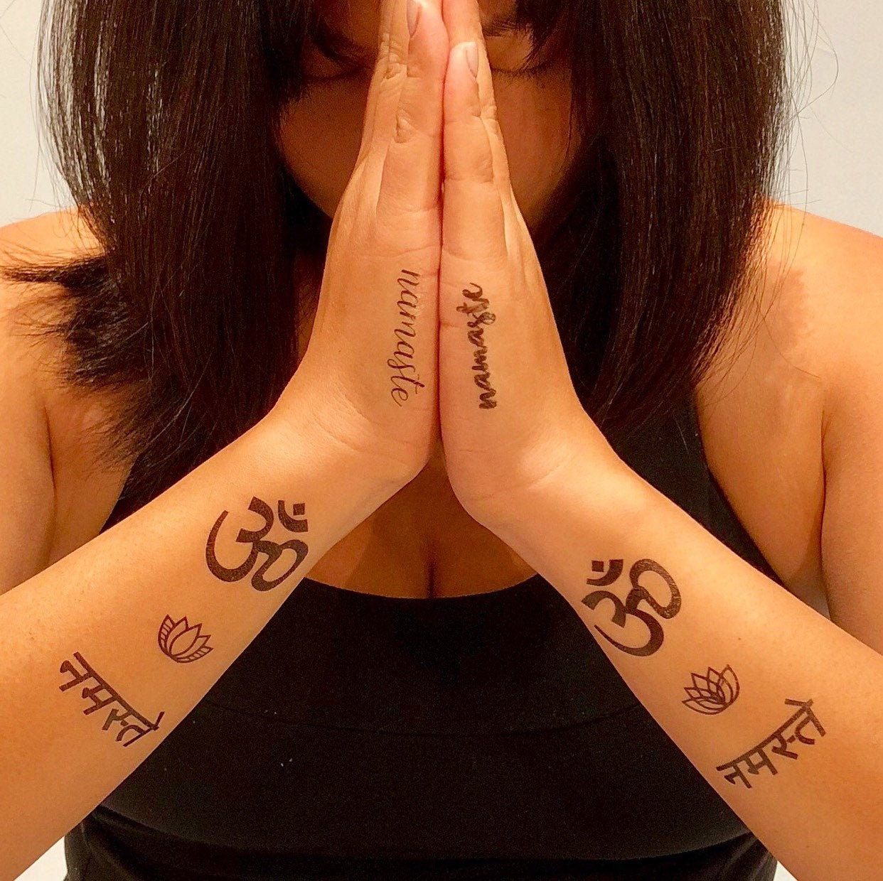 Namaste symbol tattoo - Bronctattooaus.com